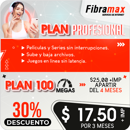 Fibramax - Servicio de Internet por Fibra Óptica